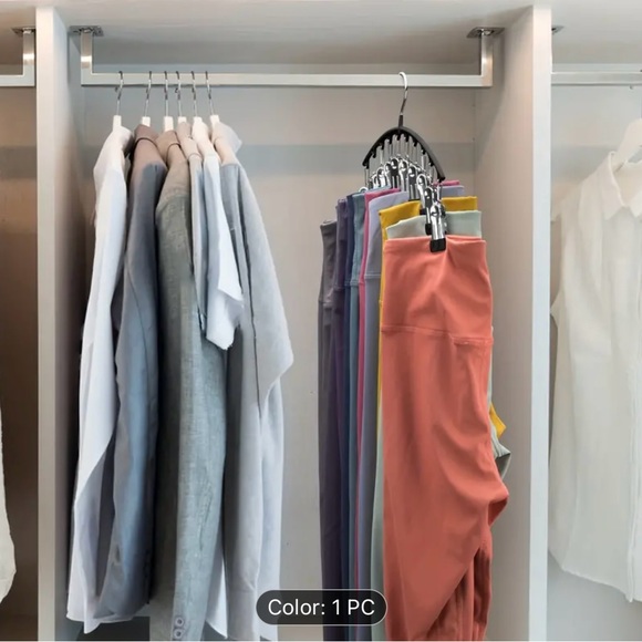 Storage & Organization | Hanger 1pc Black Curved Hanger For Pants 1pc ...